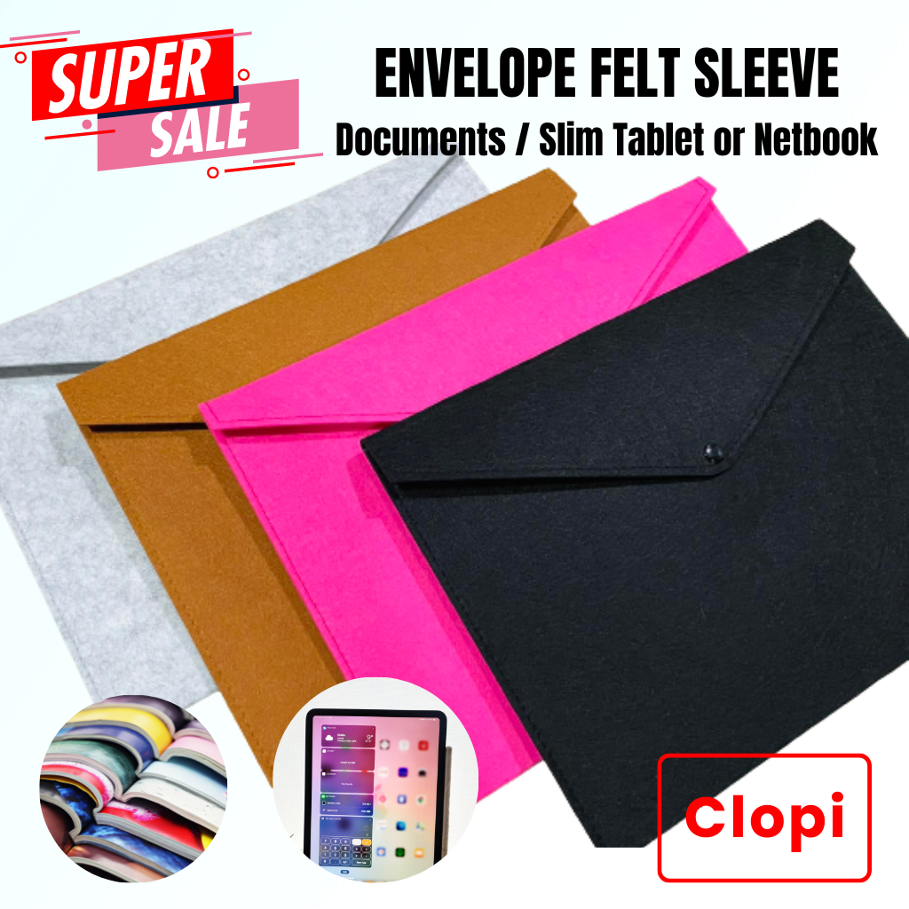 Envelope Document Sleeve Tablet Case Paper Pouch Magazine Envelope Slim ...