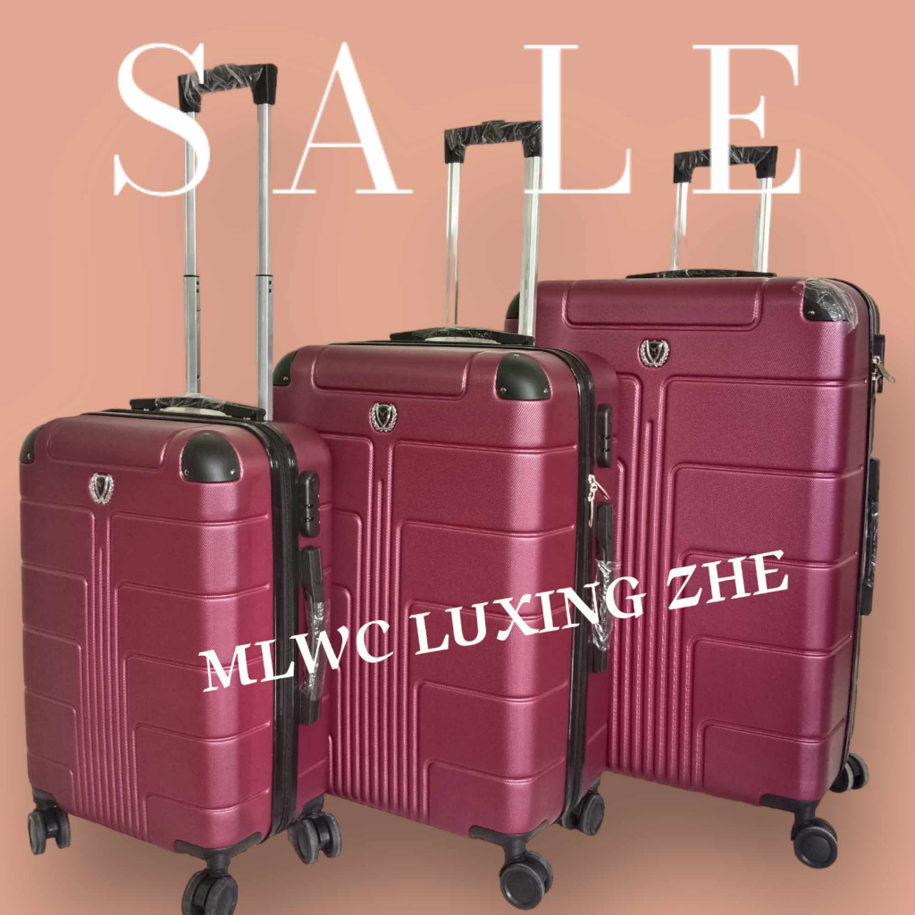 3 in 1 Travelling Luggage / Maleta Rubberized ABS Materials 28 24 20 ...