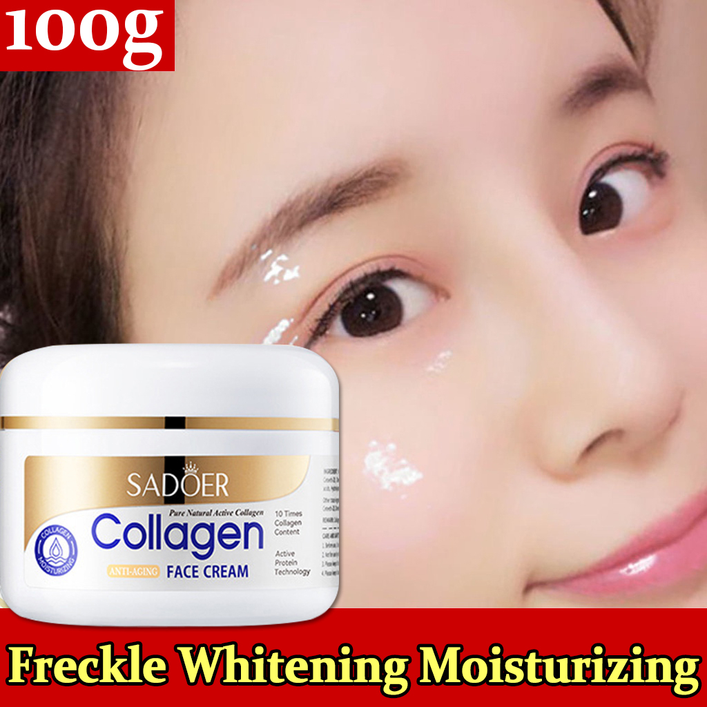 Collagen Cream Melasma Cream Whitening Moisturizing Anti-aging Lighten ...