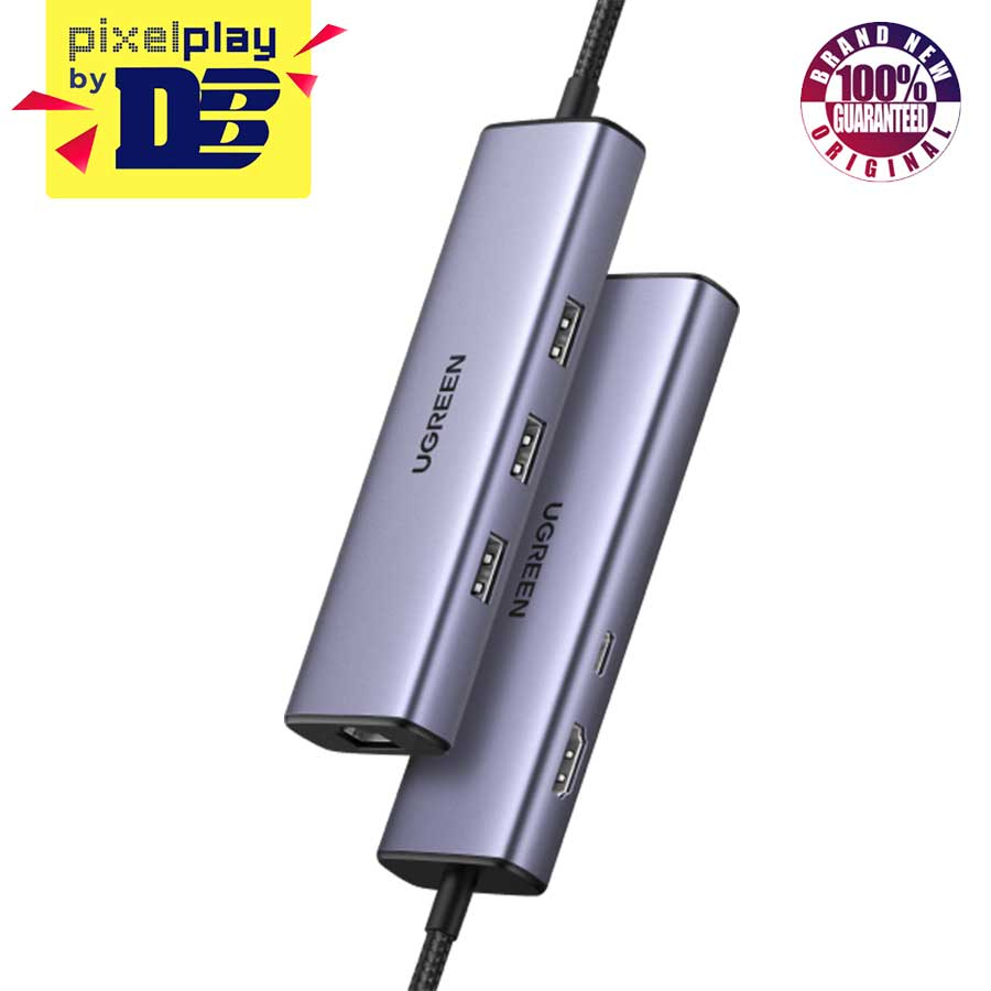 Ugreen USB-C 6-In-1 Multifunction Adapter - 15cm (CM512/15598) | Shopee ...