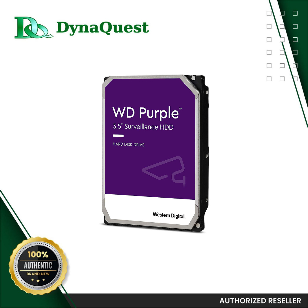 Western Digital Purple 2TB WD23PURZ Surveillance Hard Drive | Shopee ...