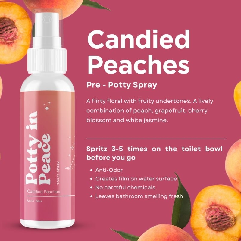 Toilet Spray | Before And After You Poo Spray | Odor Buster - Potty in ...