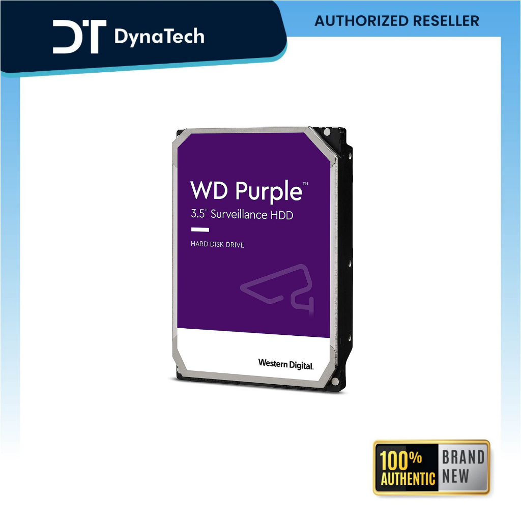 Western Digital Purple 2TB WD23PURZ Surveillance Hard Drive | Shopee ...