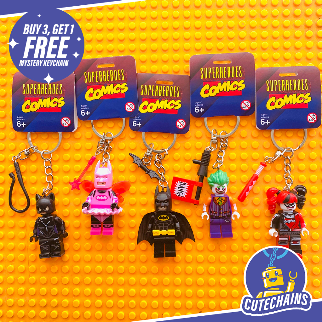 [PROMO!] DC Batman Joker Harley Quinn Nightwing Catwoman Custom Brick ...