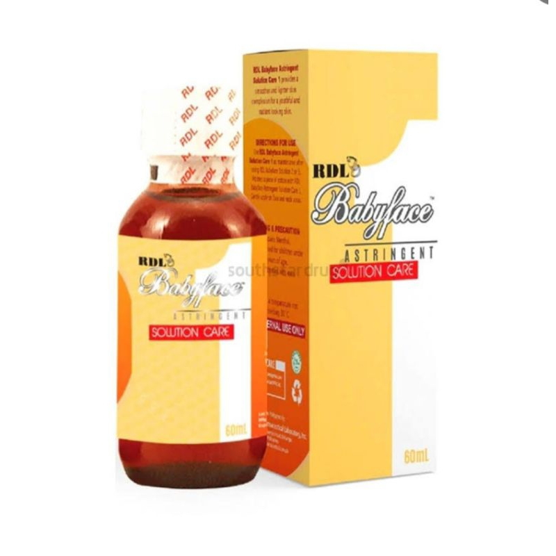 RDL BABY FACE #1#2#3 For dark Skin Tone and Acne Solution 60ml | Shopee ...