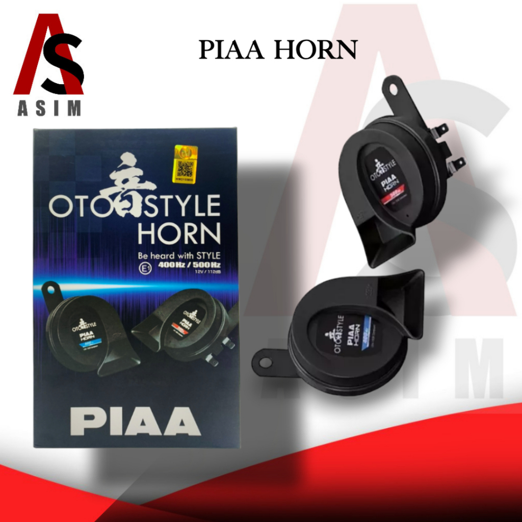 ASIM MOTORCYCLE ORIGINAL PIAA HORN OTO STYLE GOLD QR CODE UNIVERSAL HORN | Shopee Philippines