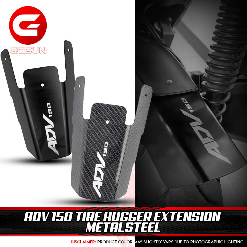ADV 150 TIRE HUGGER EXTENSION ALLOY CARBON FIVER DESIGN FROM THAILAND ...