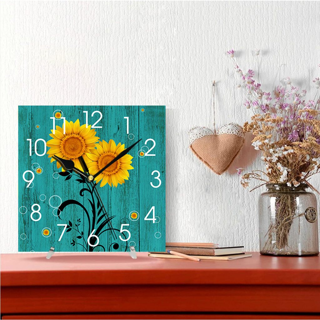 SENSI PIC#Creative wooden square clocks, fashionable desk clocks, wall ...