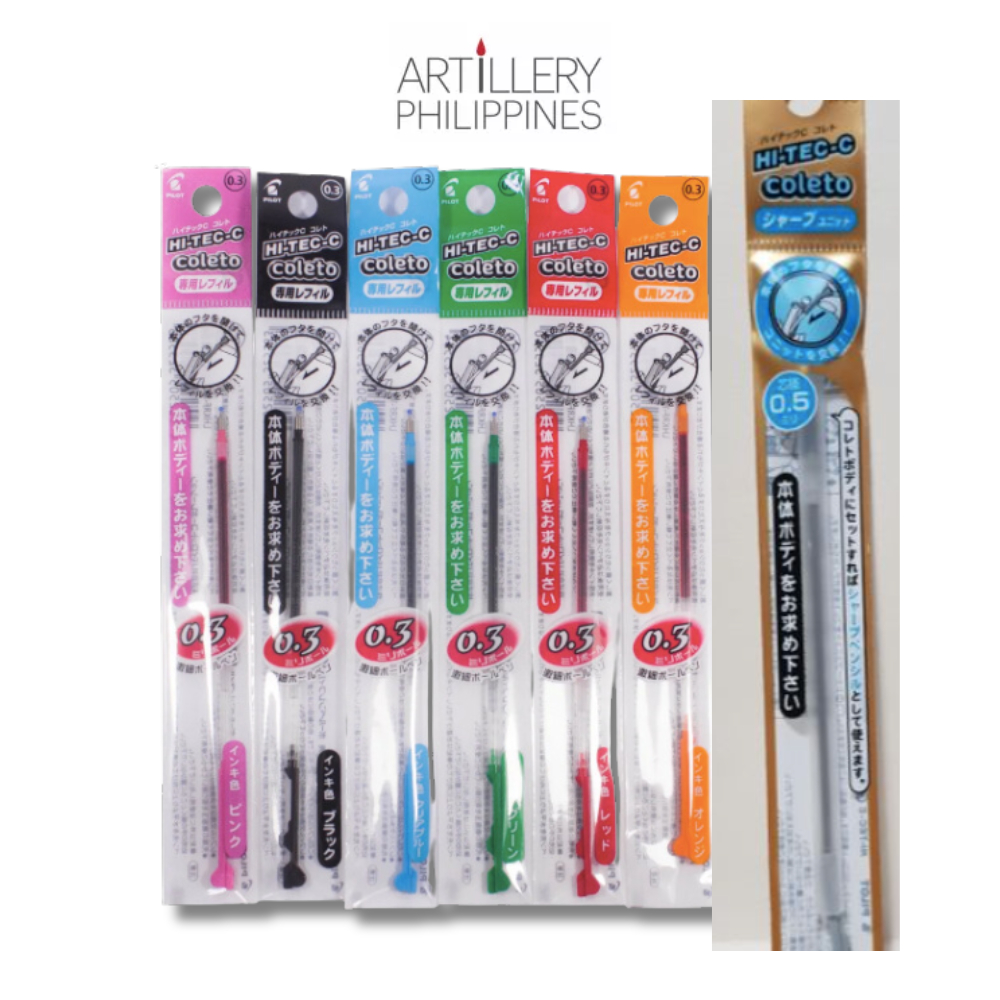 Pilot Hi-Tec-C Coleto Refills / Pencil Refill - 0.3mm, 0.4mm, 0.5mm ...