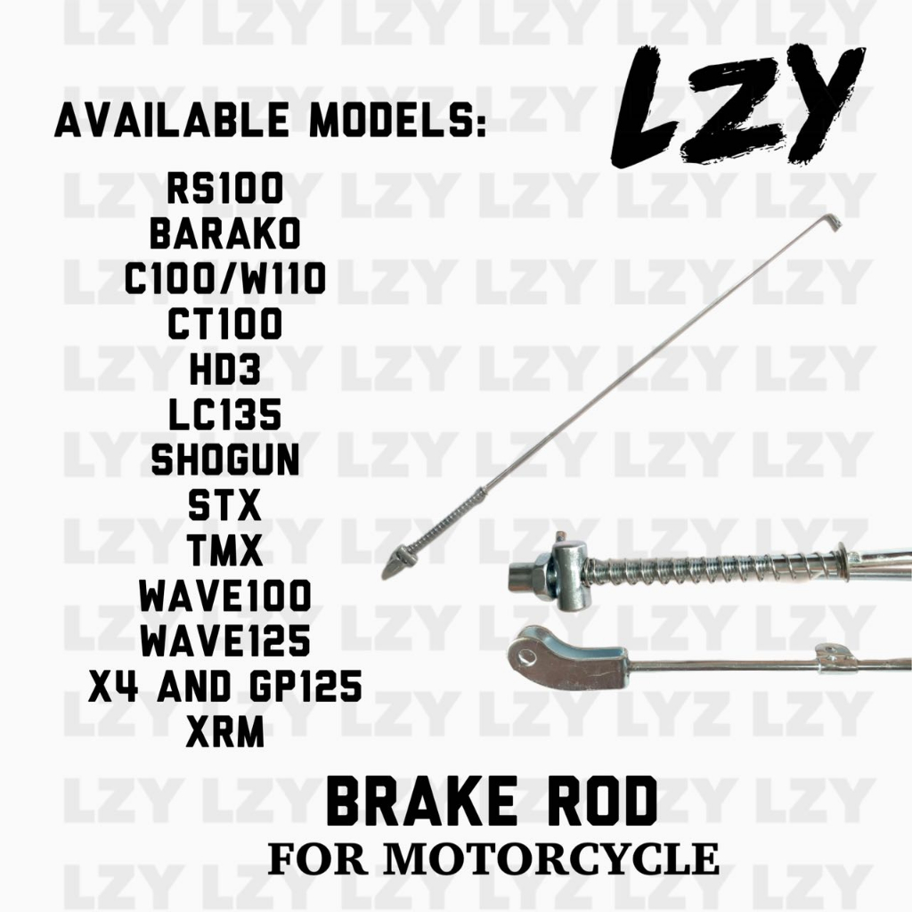 LZY Brake Rod for Motorcycle XRM TMX WAVE C100 SMASH CT100 BAJAJ BARAKO ...