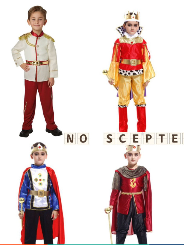 Little Prince Cosplay Set Rome King Costumes Halloween Carnival Party ...