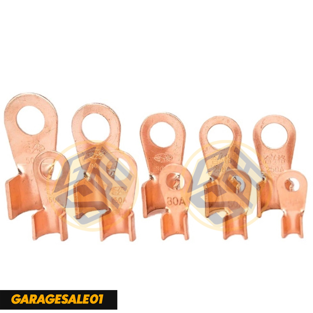 Pure Copper Terminal Lug Ring Type OT10 20 30 40 50 60 80 100 to 500A ...