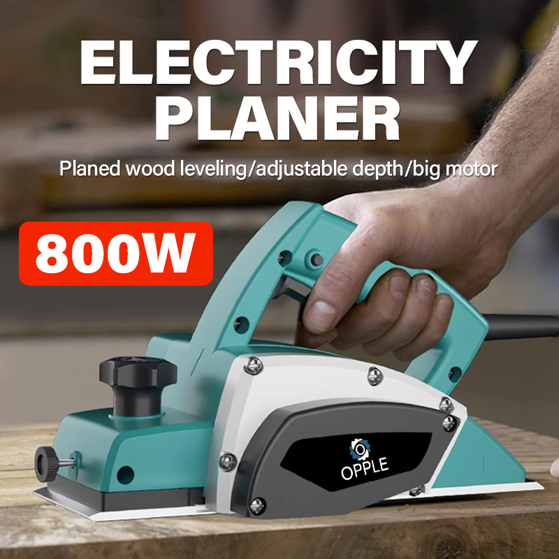800W Power Planer Tool N1900B Electric Wood Planer Power Tool with Case ...