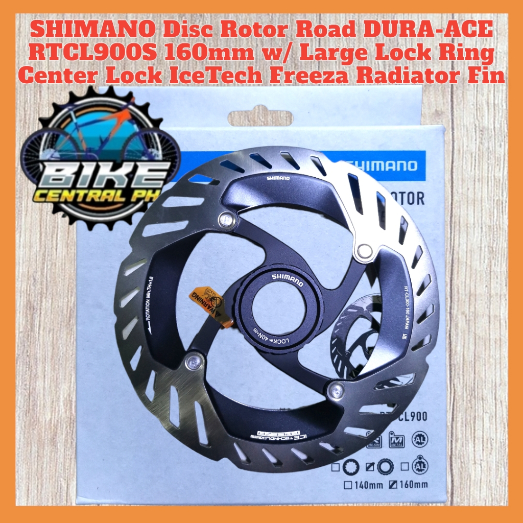 SHIMANO RT CL900 DURA-ACE Road Ice Tech Freeza Disc Brake Rotor Center ...