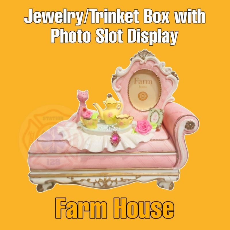 Jewelry/Trinket Box with Photo slot Display | Shopee Philippines