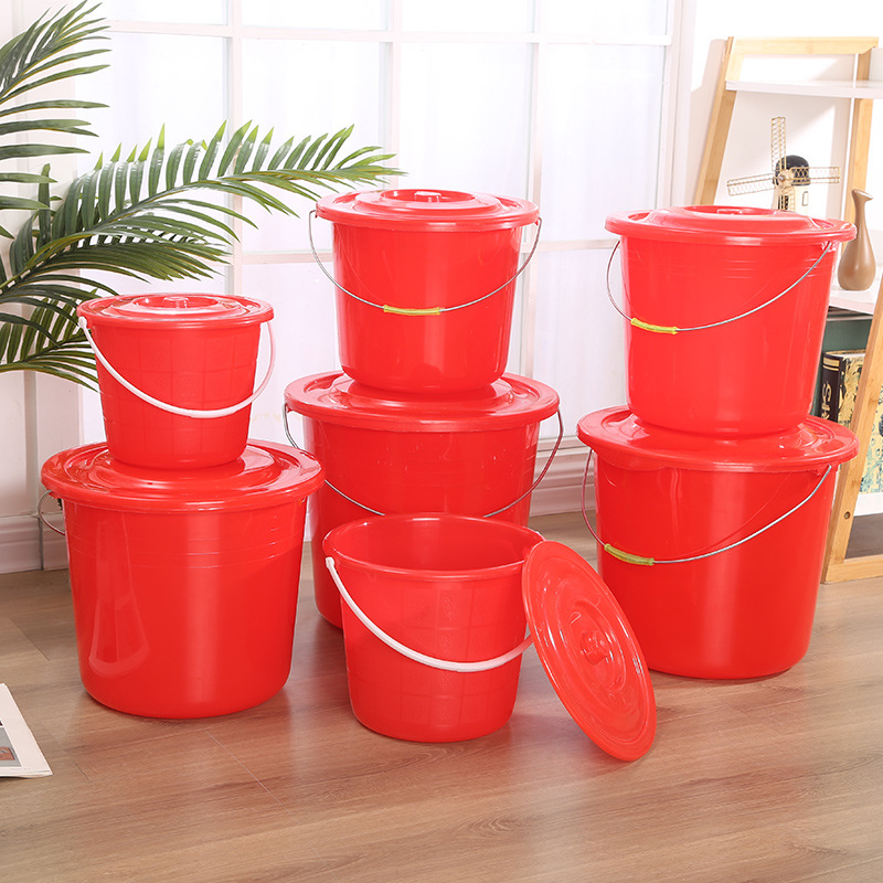 Bucket student dormitory plastic bucket portable home large storage ...