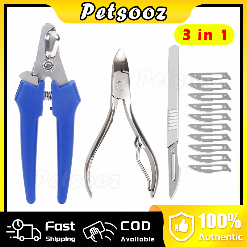 3 In 1 Piglet kit Pig tail cutter + Piglets teeth cutter + 10Pcs ...