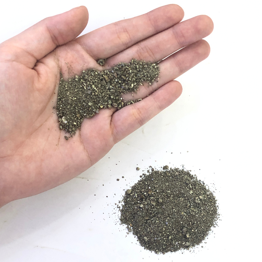 Natural Pyrite raw chips money stone healing wealth stone powder ...