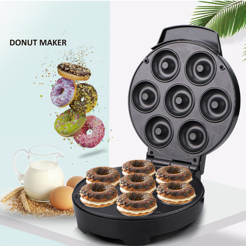 7 Holes Electric mini donut Mini donut maker machine Mini donut maker ...