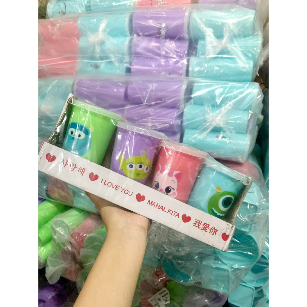 Hqc 4 In 1 Cup For Kids With Tight Lids Different Emoji And Fancy ...