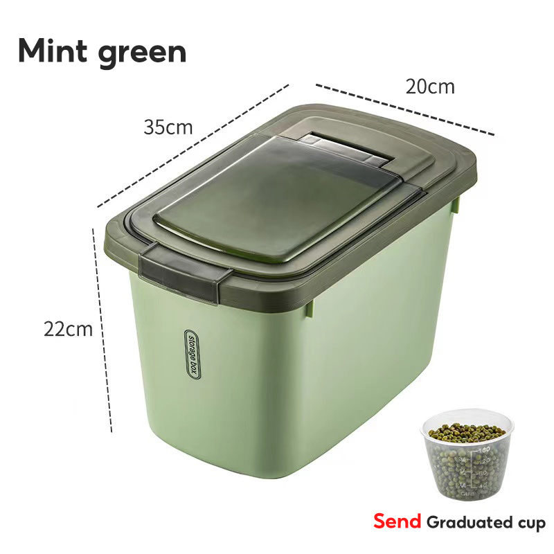 CHIT Kitchen Flip-top Rice Bucket 10kg Capacity Insect Proof Moisture ...
