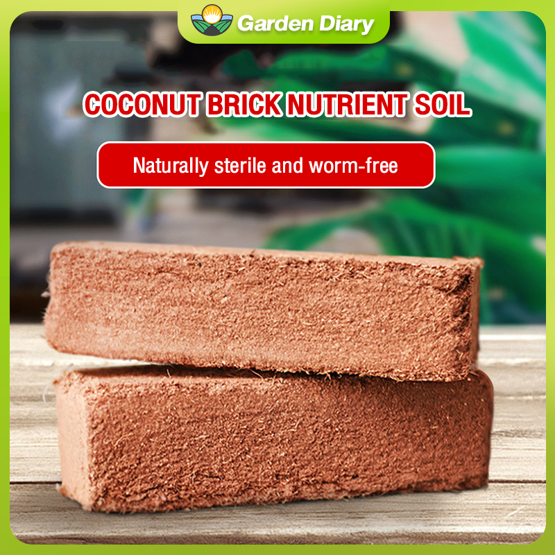 Coconut brick nutrient soil cultivation flowers, low salt succulent ...