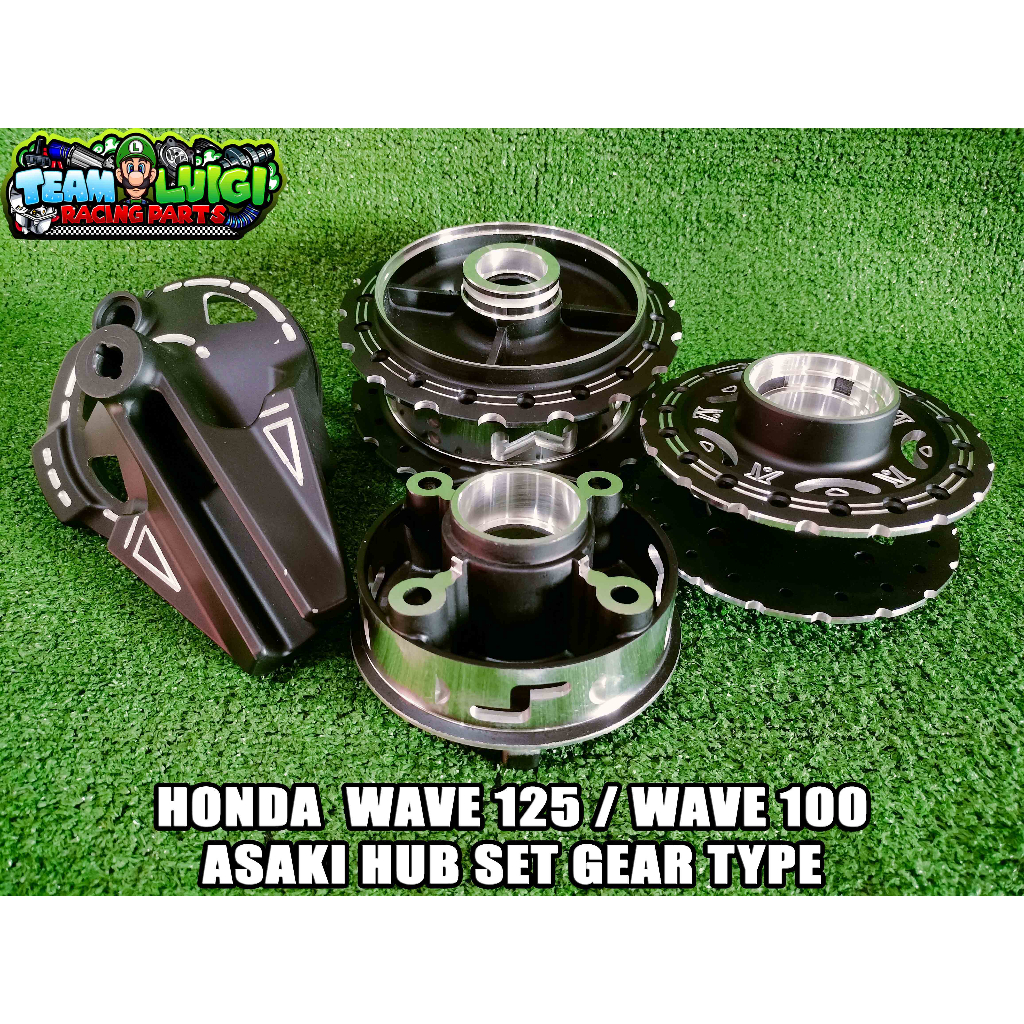 ASAKI LIGHTEN HUB SET GEAR TYPE FOR HONDA WAVE 125 / WAVE 100 | Shopee ...