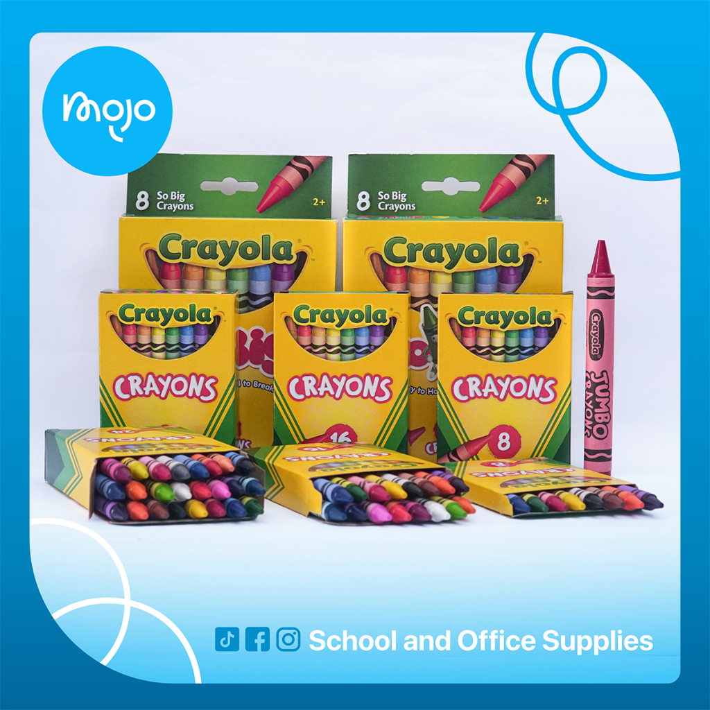 Crayola crayons set Original colors 8 16 24 and 8 so Big crayon wax ...