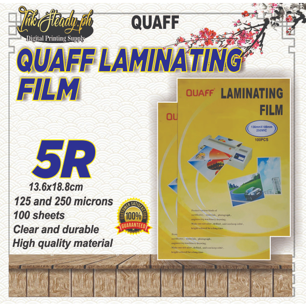 Quaff Laminating Film 5R (136MM*188MM) | Shopee Philippines