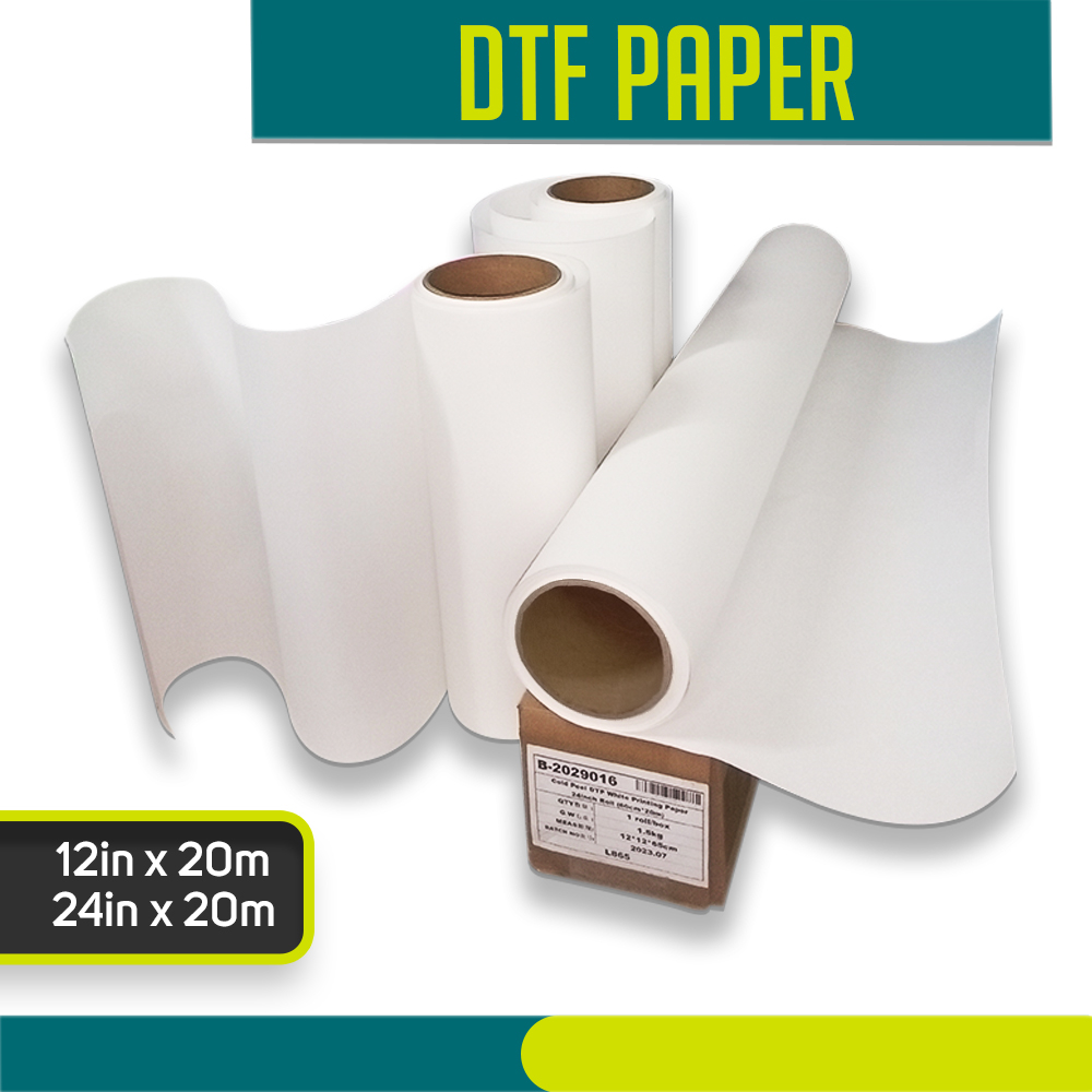 DTF Transfer Paper White Direct to Film Paper Cold Peel 12 inches 24 ...