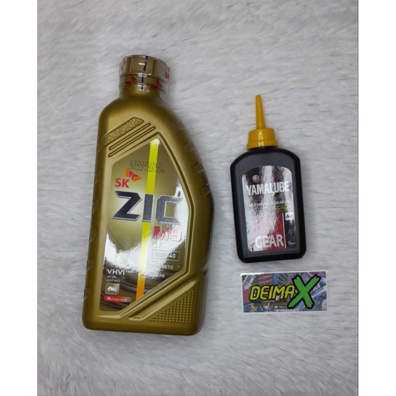 ZIC 4T 10W-40 FULLY SYNTHETIC FOR MOTORCYCLE WITH GEAR OIL | Shopee ...