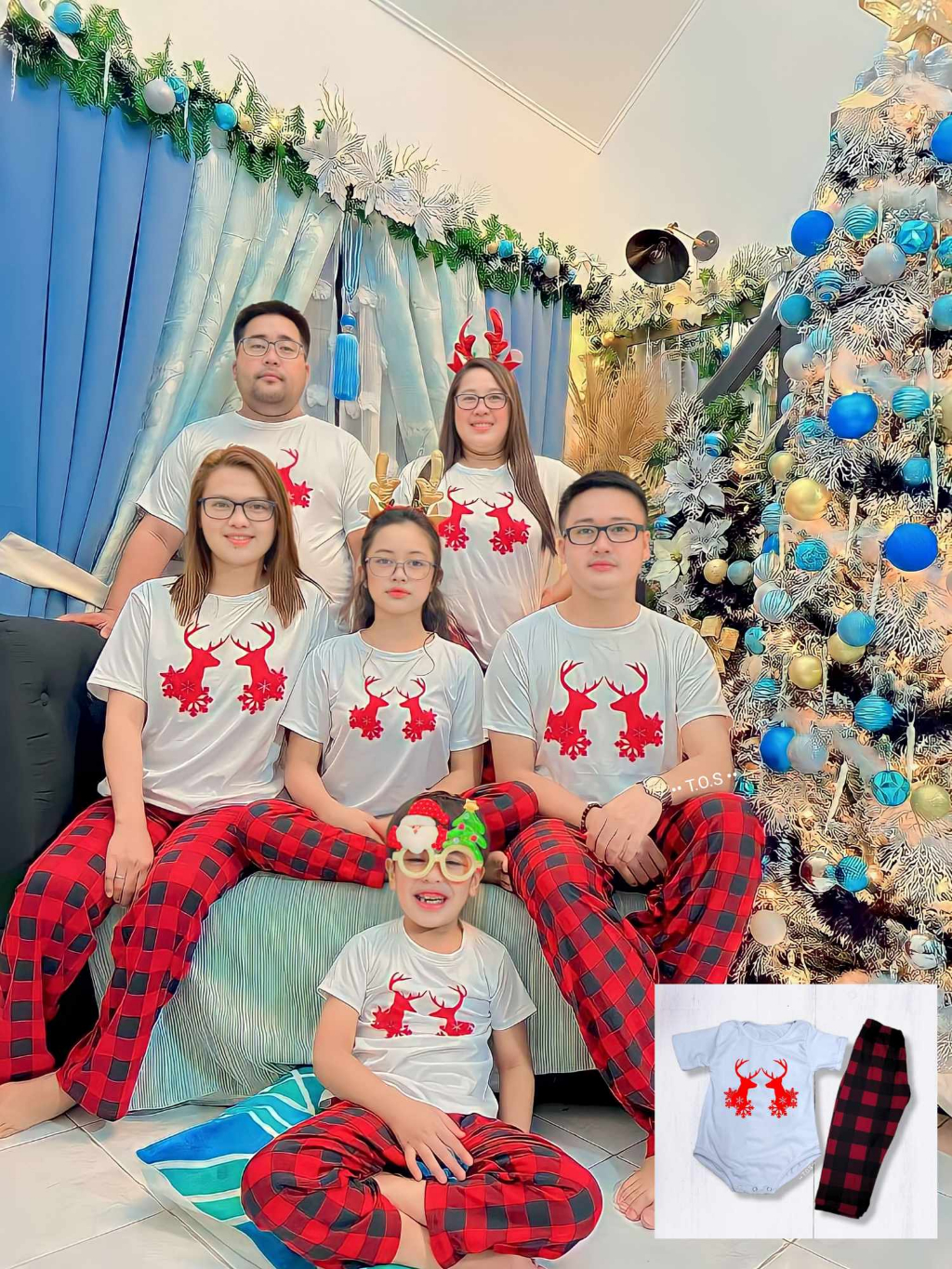 Christmas Pajama Terno/Family Set (sold per terno) | Shopee Philippines