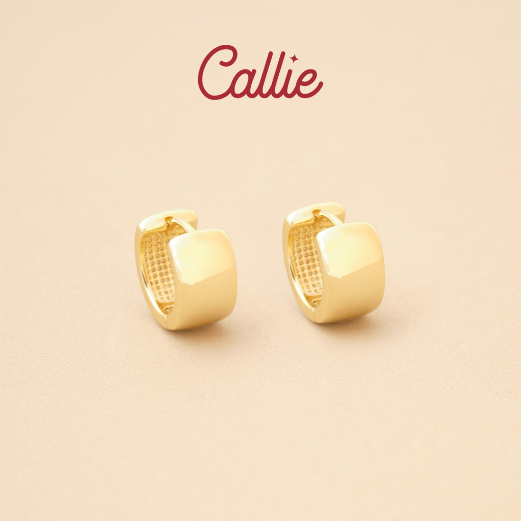 Callie 14k Gold Plated Carson Chunky Hoop Earrings Shop Callie | Shopee ...