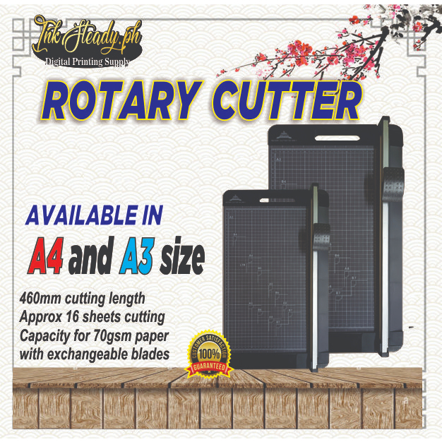 JELIESI (3way) rotary paper cutter A4 size | Shopee Philippines