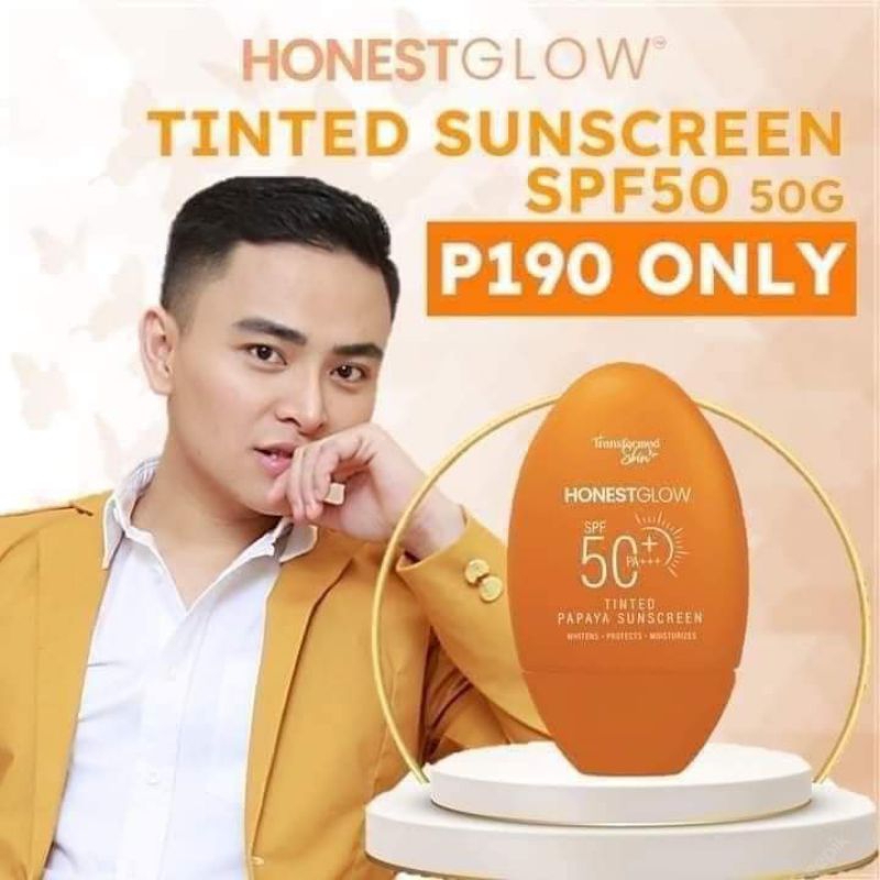 Honest Glow Tinted Sunscreen w/ SPF50 | Shopee Philippines