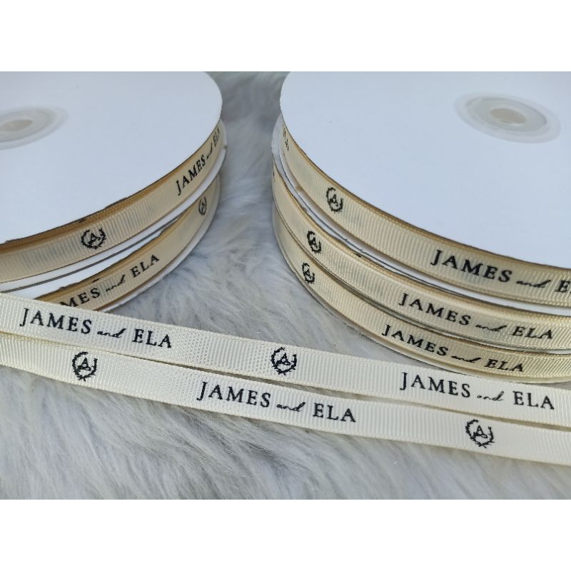 3/8" grosgrain ribbon personalized flat print(PREMIUM QUALITY RIBBON ...