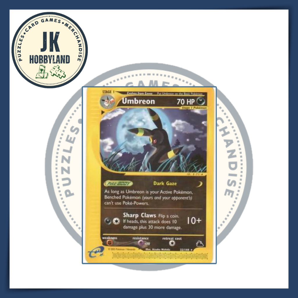 Pokemon (TCG) Umbreon | Pokemon Skyridge 32/144 | JK | Shopee Philippines