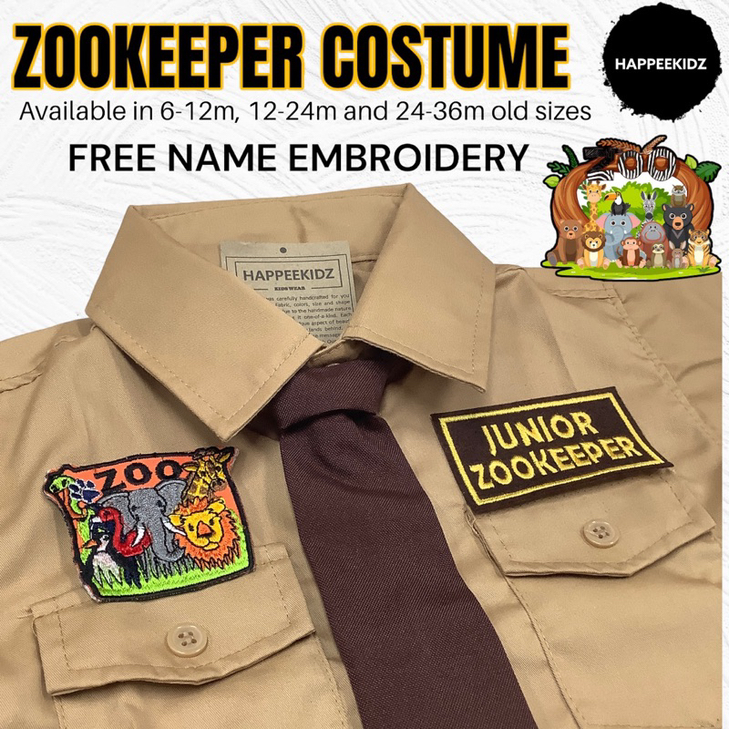 JUNIOR ZOOKEEPER / ZOOANIMAL THEME COSTUME | Shopee Philippines