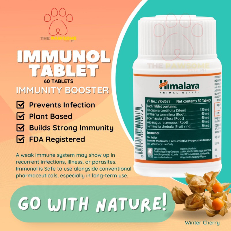 Immunol Syrup (FDA Registerd - green box) & Tablet (Authentic Himalaya ...