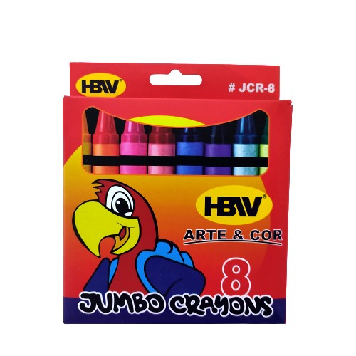 Jumbo Crayon 8colors [HBW] | Shopee Philippines