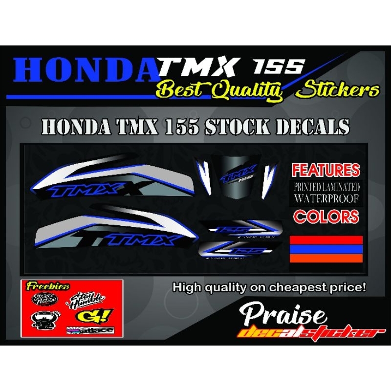 Honda TMX155 stock decals | Shopee Philippines
