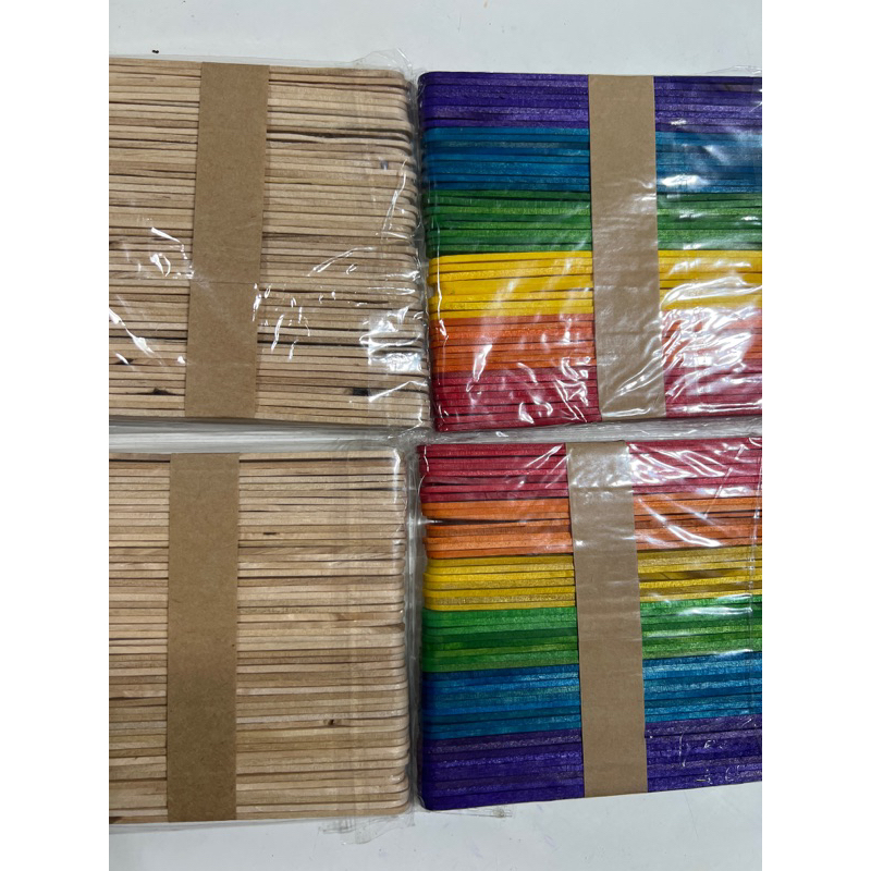 POPSICLE STICK Colored Popsicle Stick Plain Popsicle Stick for Students ...