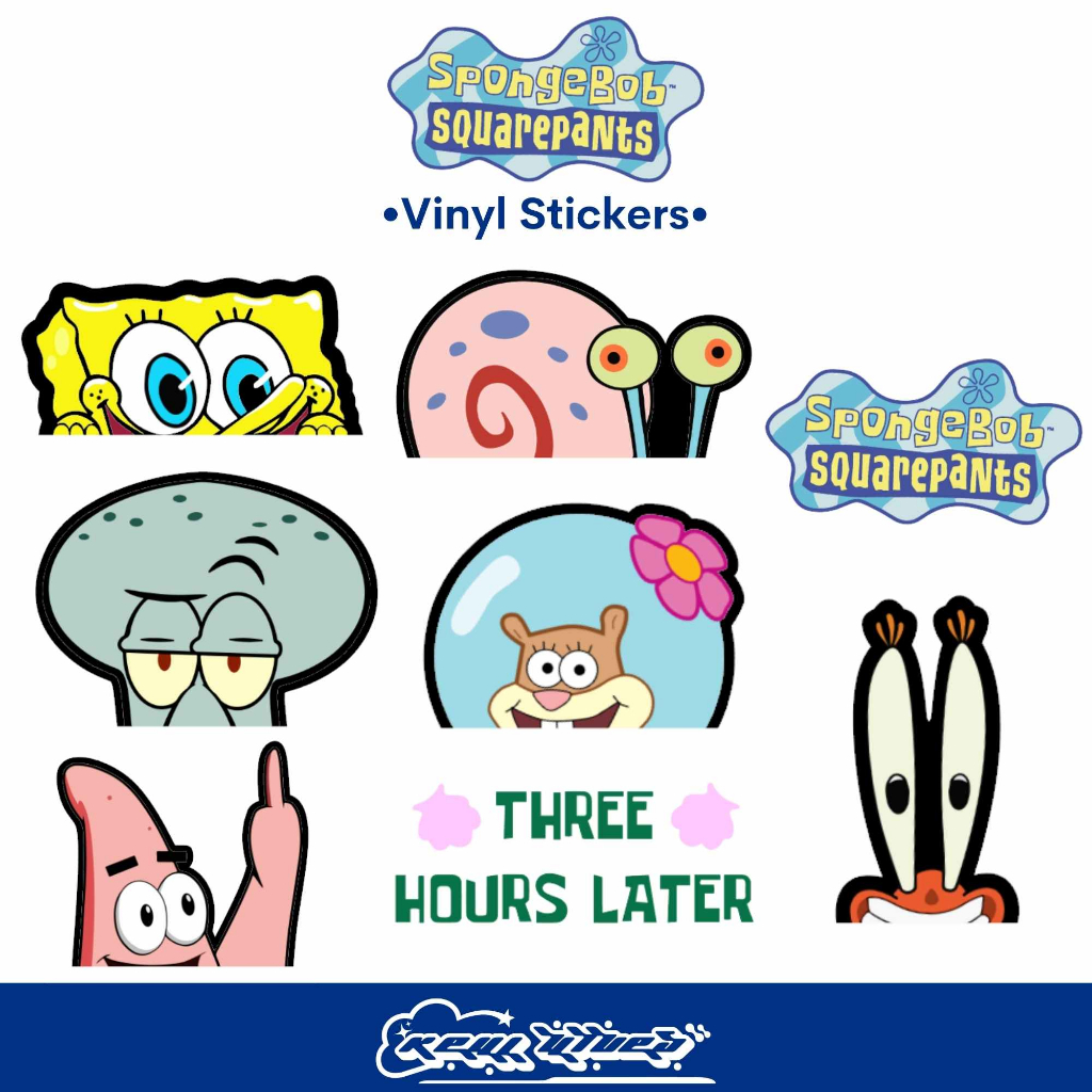 Spongebob Squarepants Sticker Spongebob Patrick Squidward Cartoons meme ...