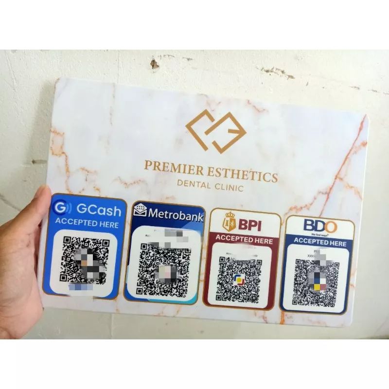 2in1, 3in1, 4in1 Qr Codes Standee Customized | Shopee Philippines
