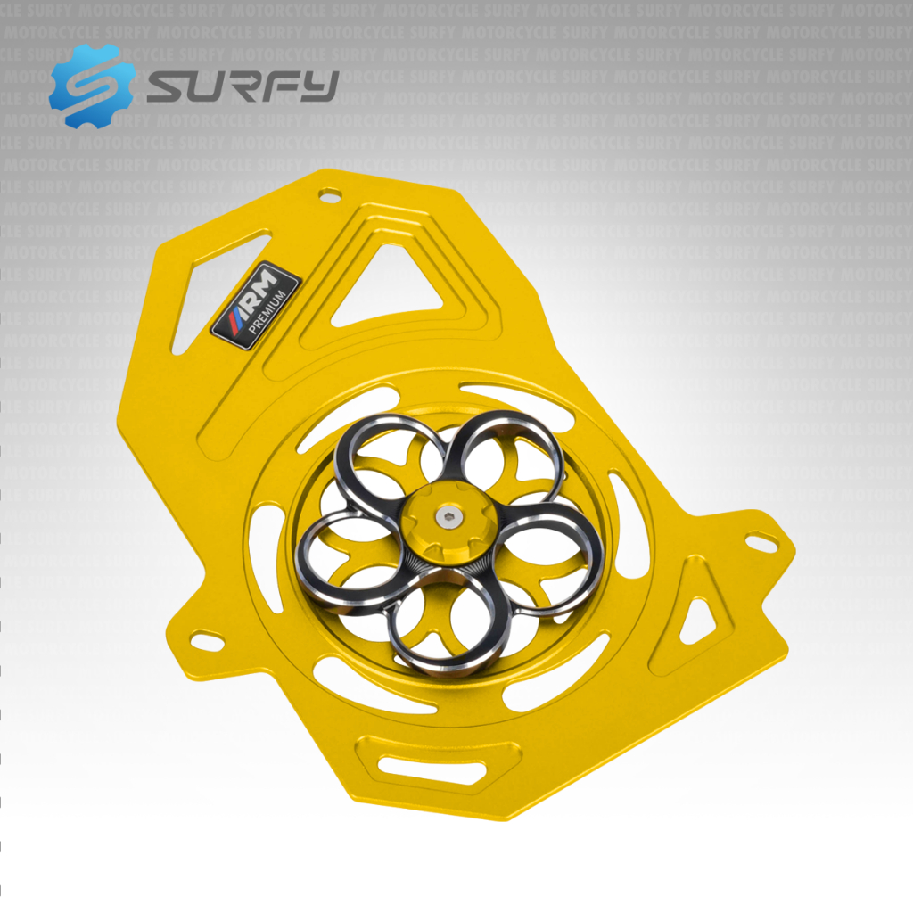ARM Radiator Cover Windmill Full CNC 2-Color Spinner Design For ADV 160 ...