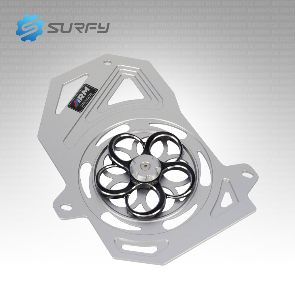 ARM Radiator Cover Windmill Full CNC 2-Color Spinner Design For ADV 160 ...