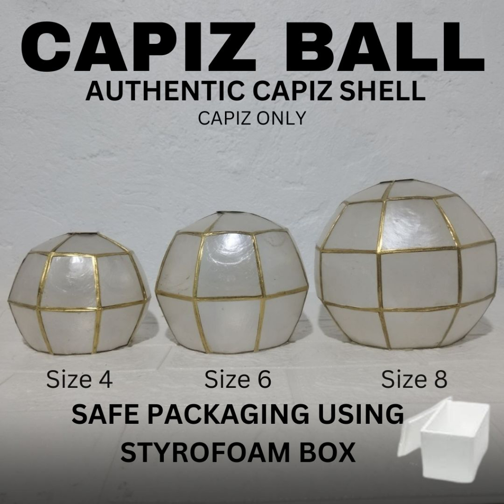 Capiz Ball Only Authentic Capiz shell | Shopee Philippines