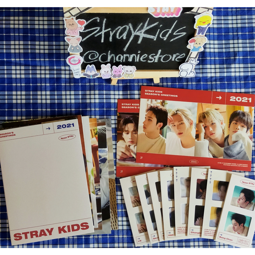[ON HAND] OFFCIAL Stray Kids SKZ Season's Greetings 2021 Postcard ...