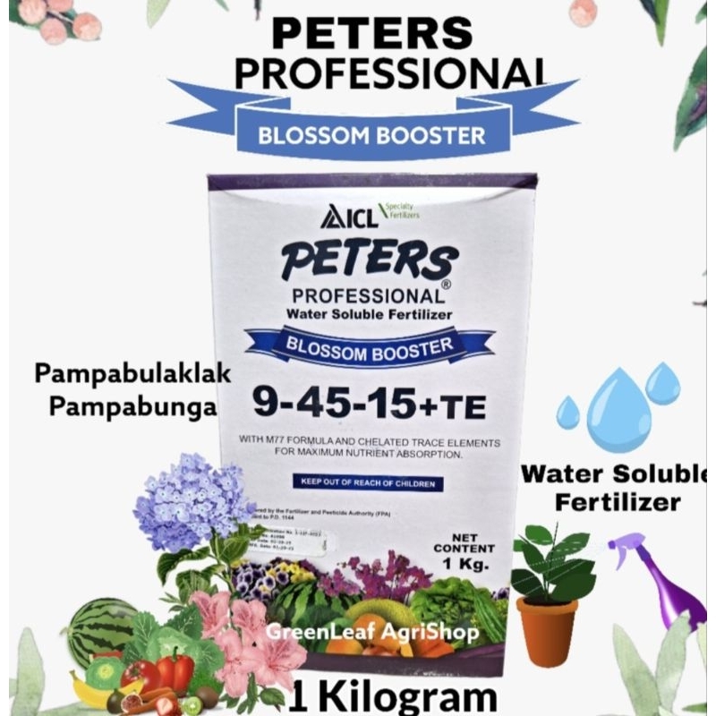 Peters Professional/Foliar Spray /Soluble(Pampataba/Pampabulaklak/1kg | Shopee Philippines