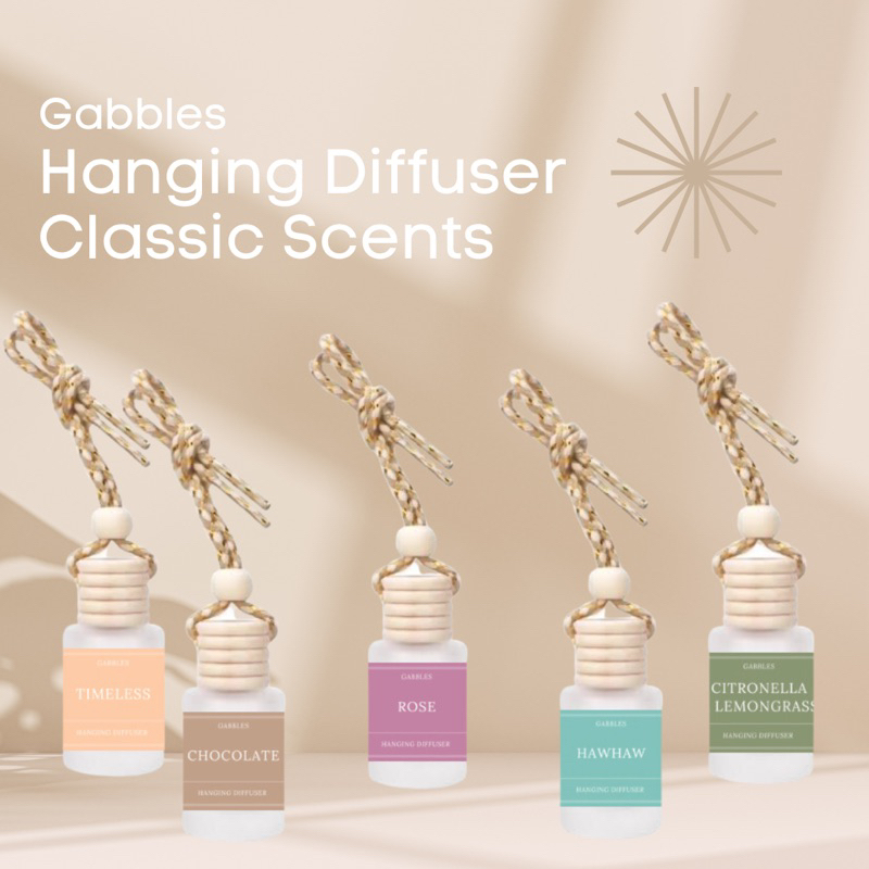 Classic Scent Hanging Diffuser/Car Freshner/Room Scents 10ml | Shopee ...